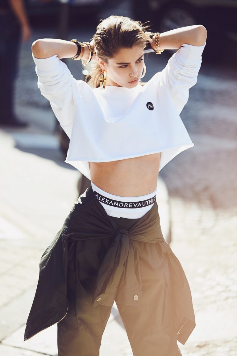 Taylor Hill by David Bellemere for Alexandre Vauthier Spring/Summer 2017