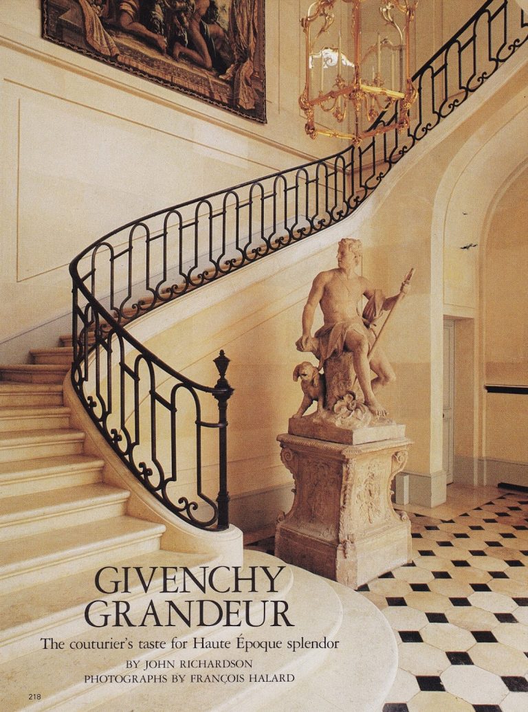 The Homes of Hubert de Givenchy in Paris & the South of France