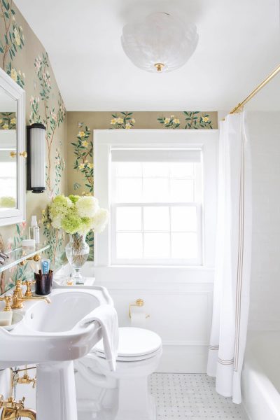 The Guest Powder Room of The Happy Tudor :: This Is Glamorous (TIG)