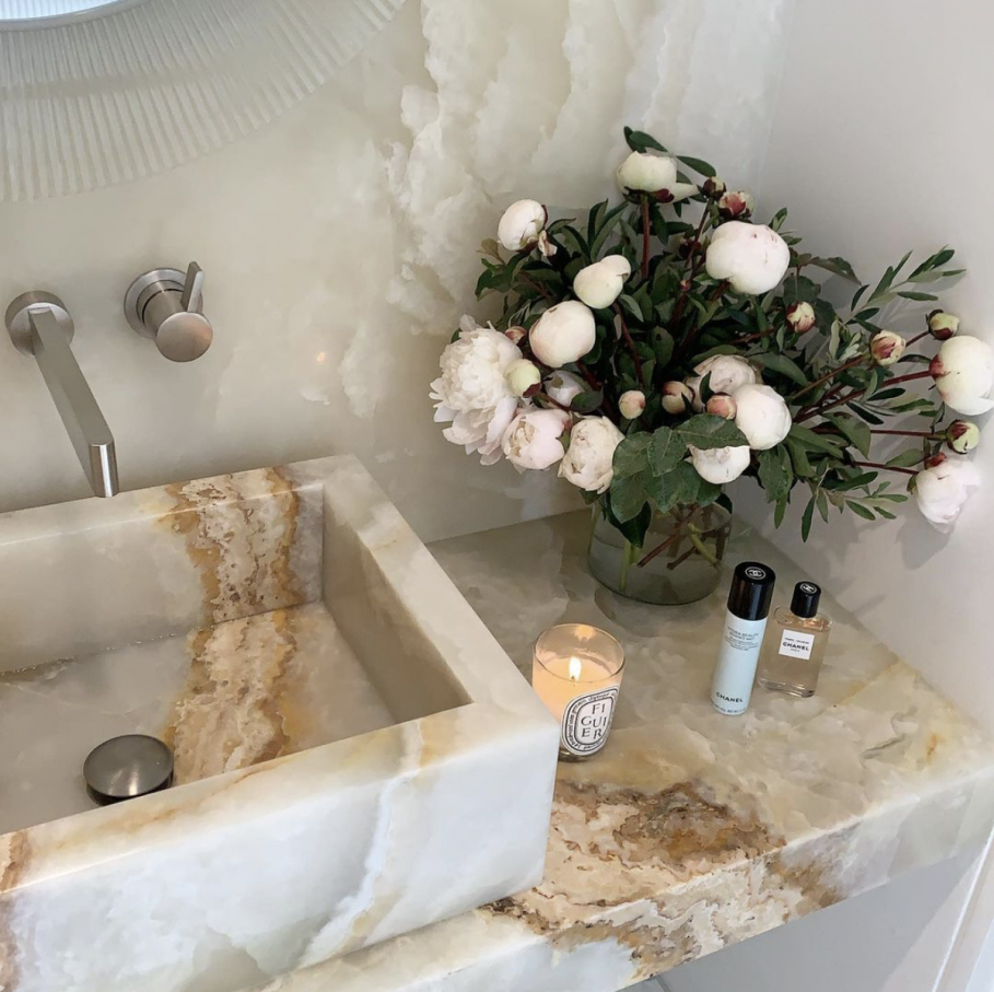 Décor Inspiration: Dramatic Marble & Other Stone Features :: This Is ...