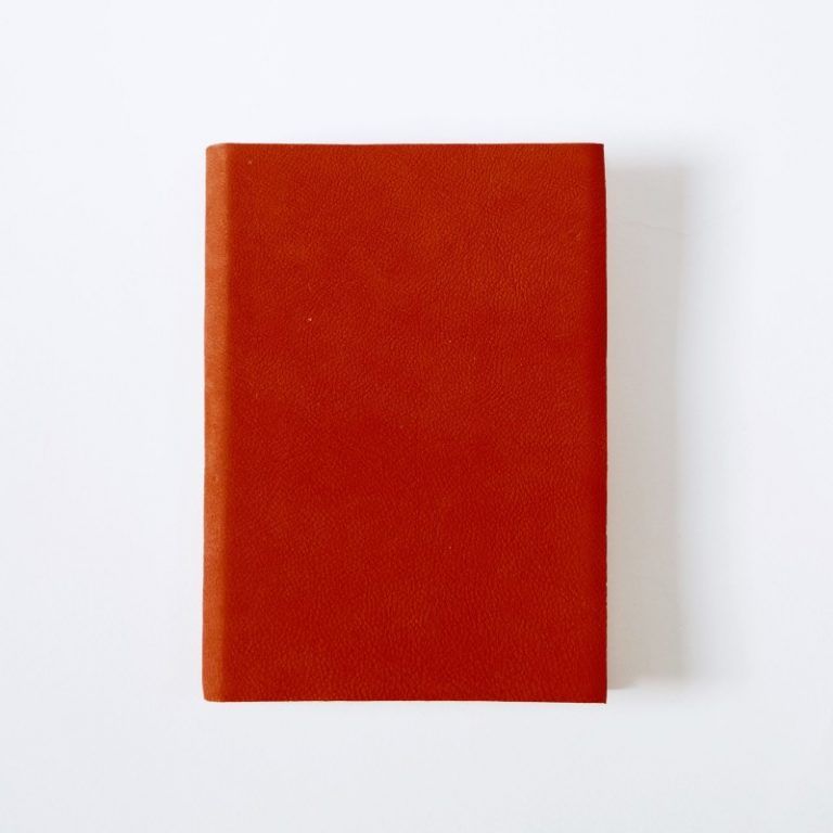 New at Belgrave Crescent: Hand Covered Notebooks in Chilli