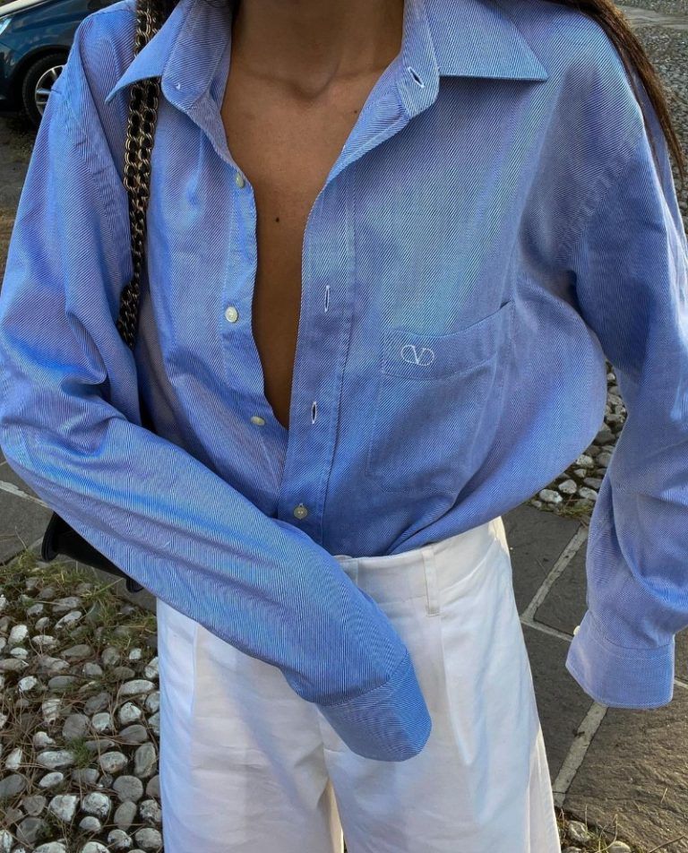 Mini Trend: Blue Shirts for Summer's End :: This Is Glamorous (TIG)